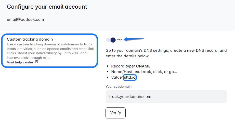 How to set up a custom tracking domain – Cleaning in Motion