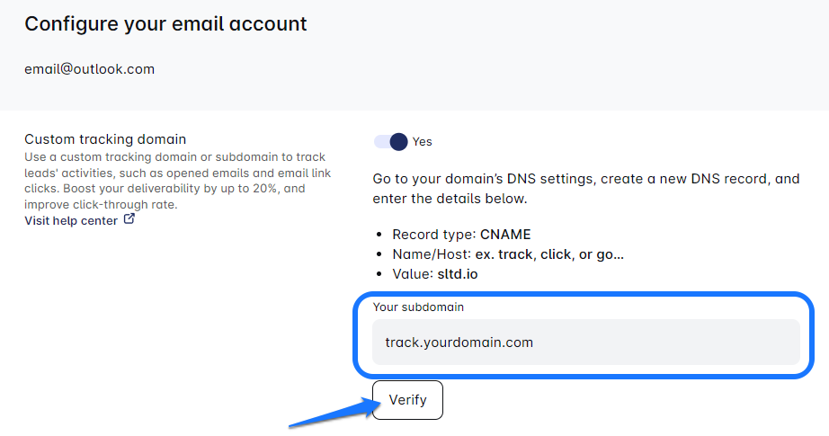 How to set up a custom tracking domain – Cleaning in Motion